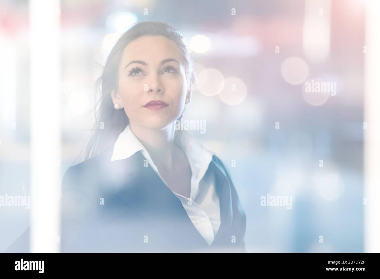 Woman overlay portrait hi-res stock photography and images - Alamy