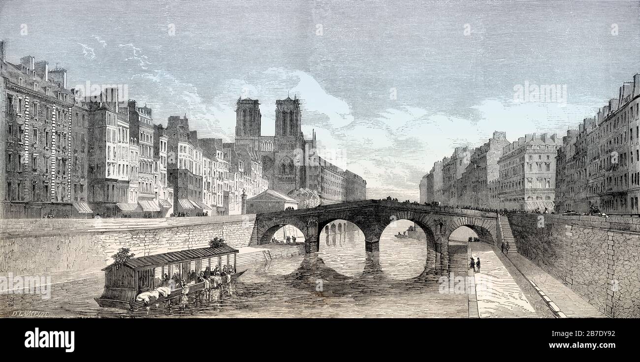 Notre dame paris 18th century hi-res stock photography and images - Alamy
