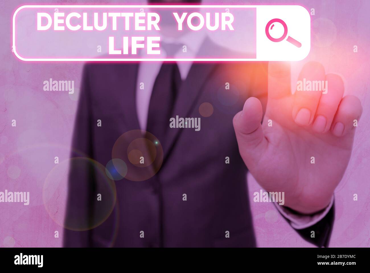 Writing note showing Declutter Your Life. Business concept for To ...