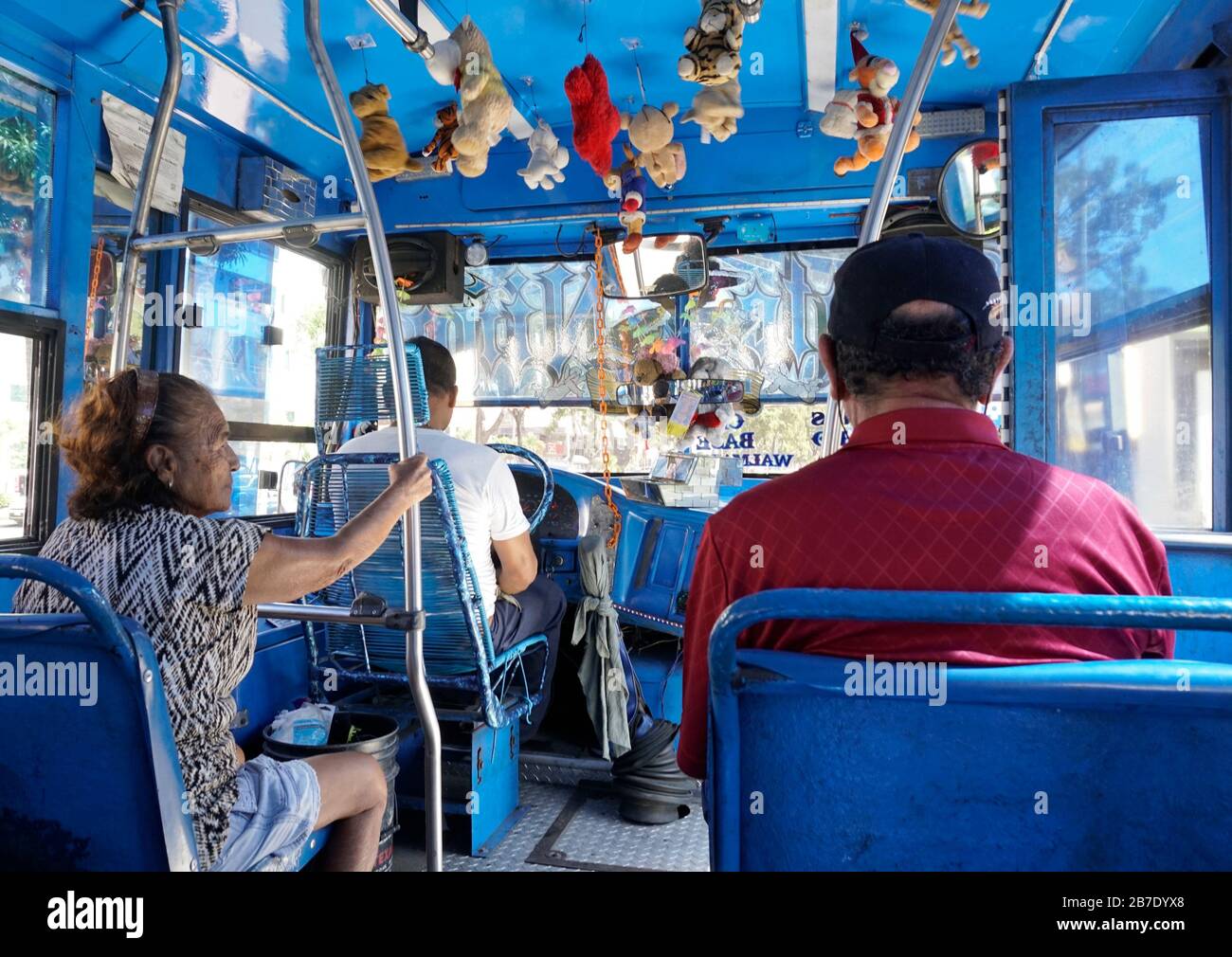 Mexican Bus driver, Acapulco, Mexico Stock Photo - Alamy