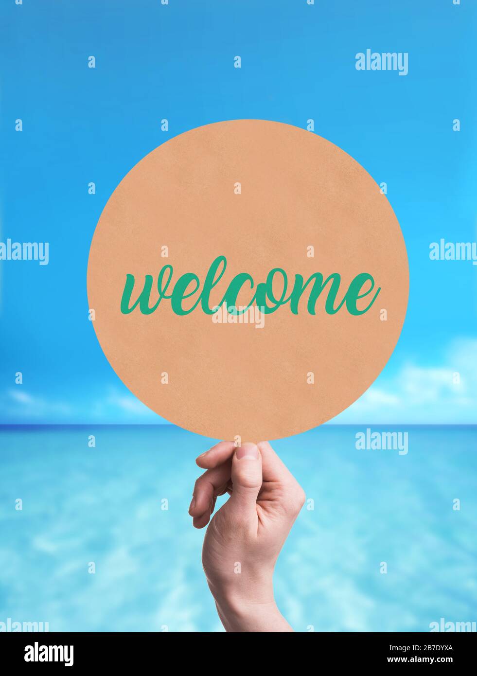 Vector illustration word sea hi-res stock photography and images - Alamy