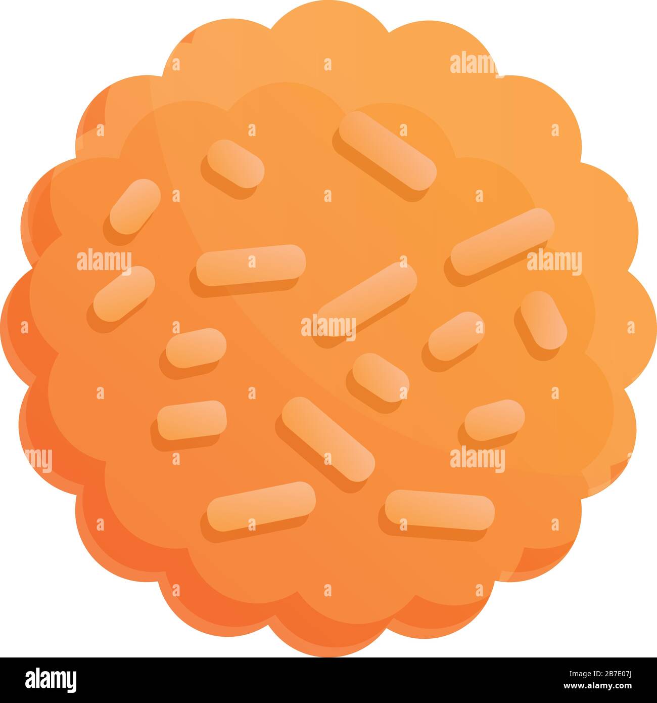 Cracker icon. Cartoon of cracker vector icon for web design isolated on ...