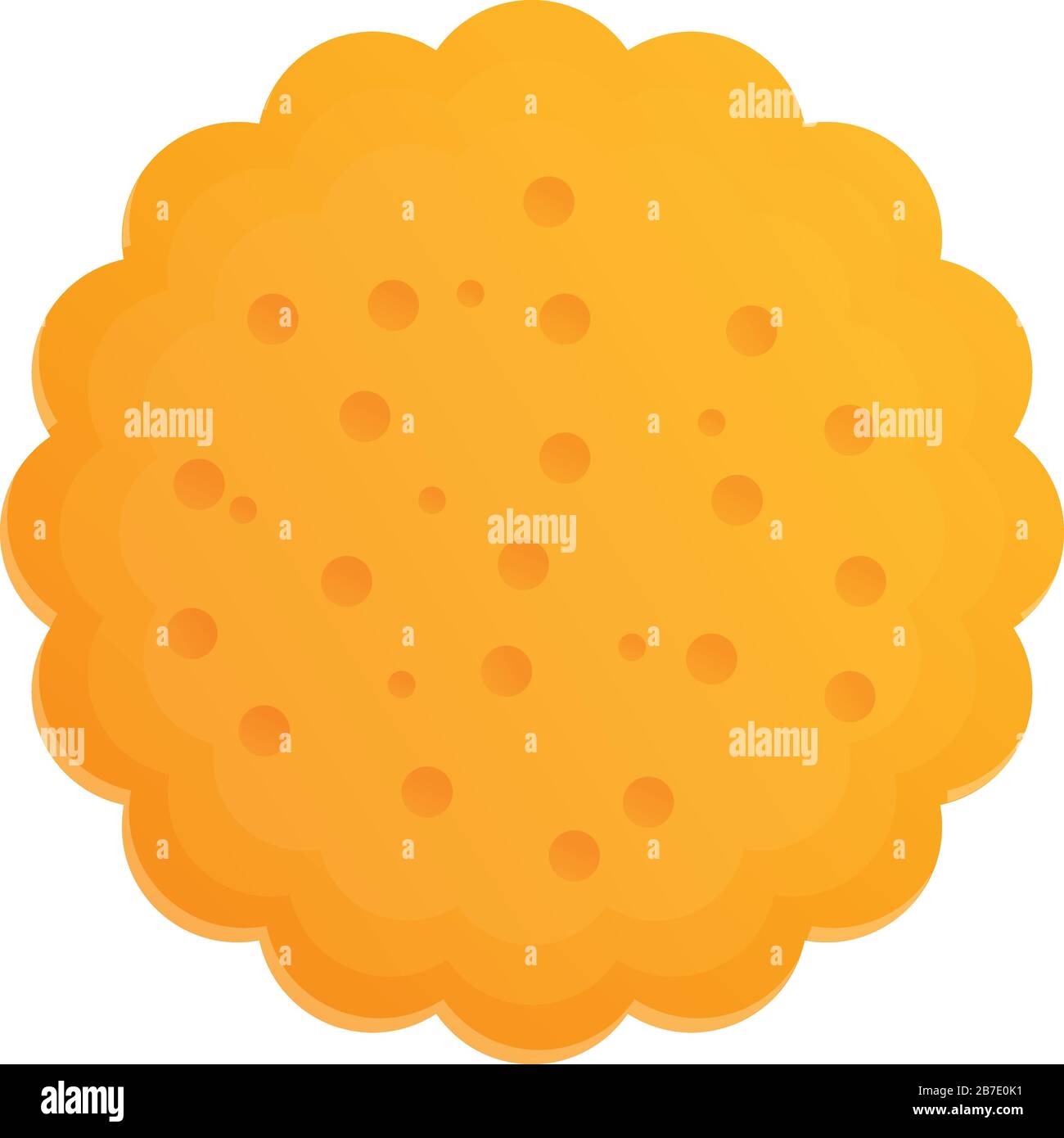 Eating biscuit icon. Cartoon of eating biscuit vector icon for web ...