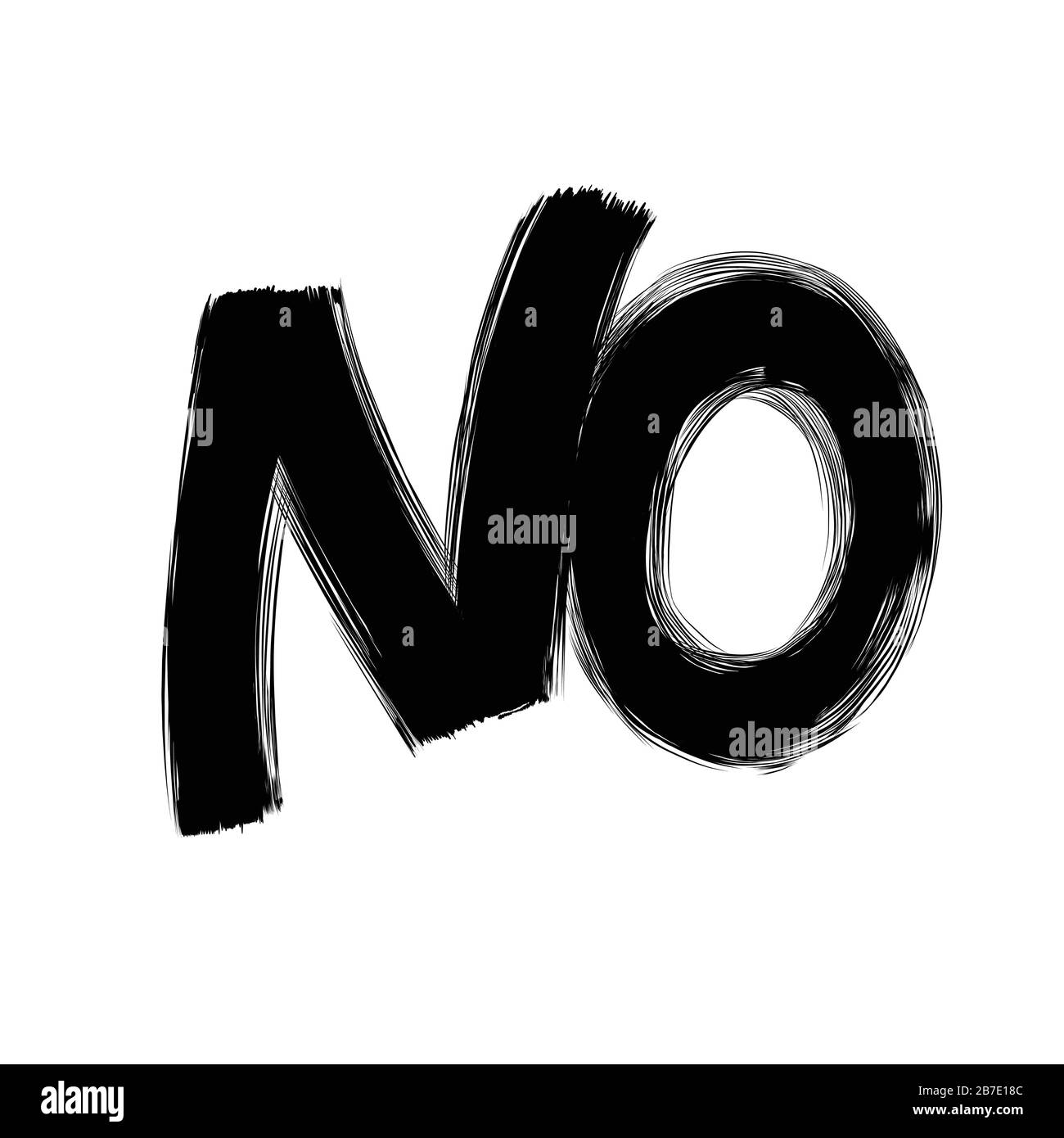 No calligraphy of word. Icon isolated on white. Yes hand-drawn ...