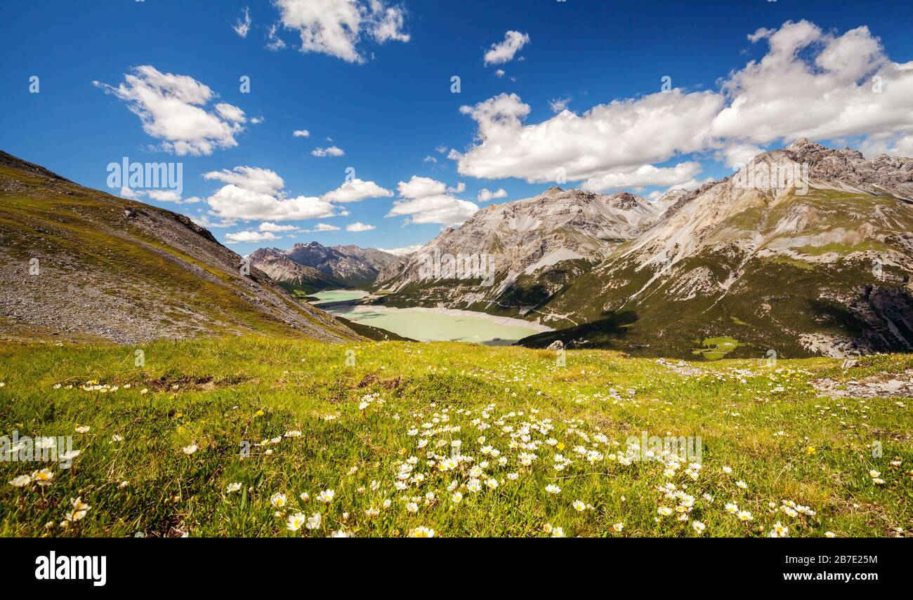 Dams of Cancano - Bormio (IT Stock Photo - Alamy