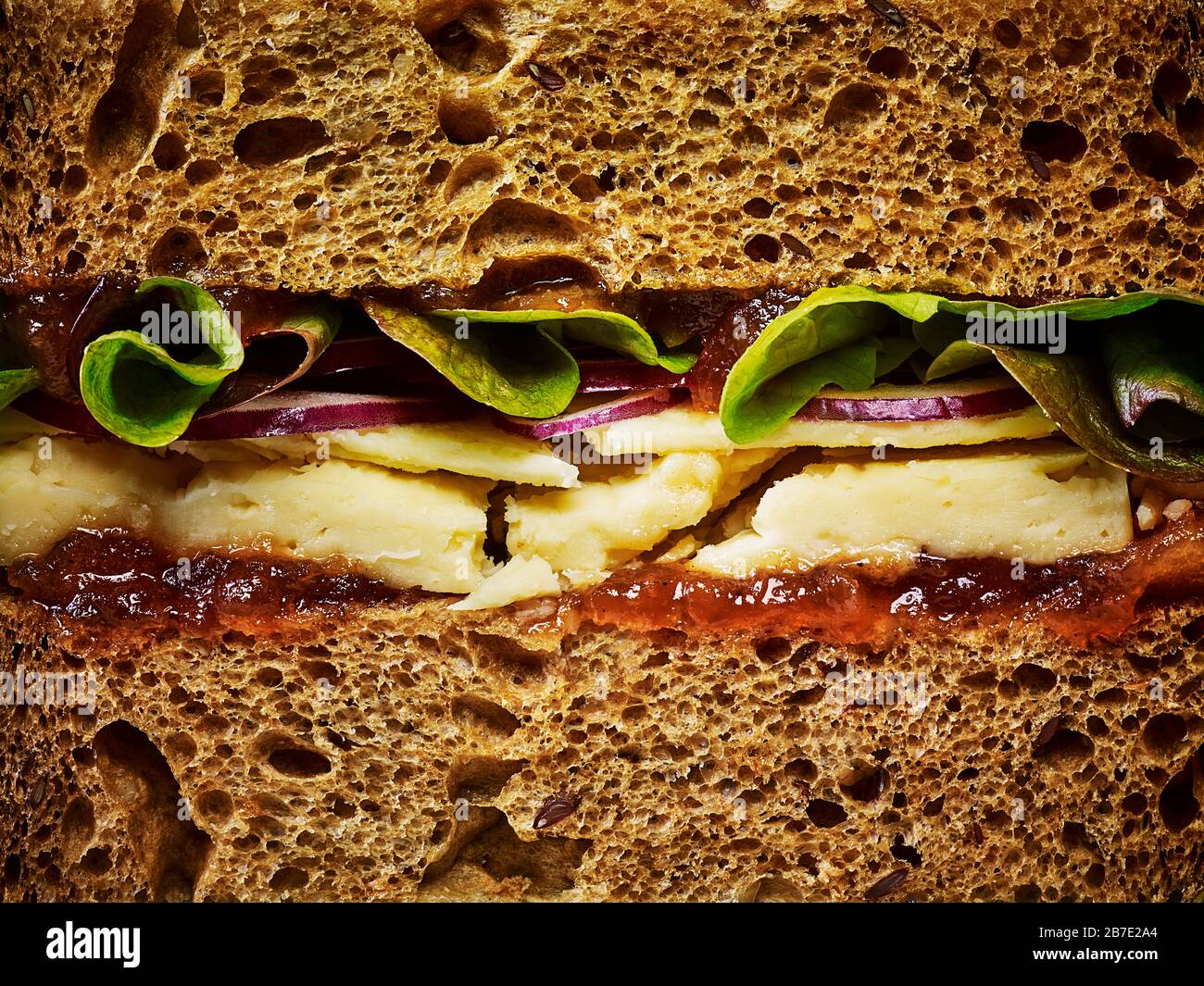 Cheese pickle salad ploughmans hi-res stock photography and images - Alamy