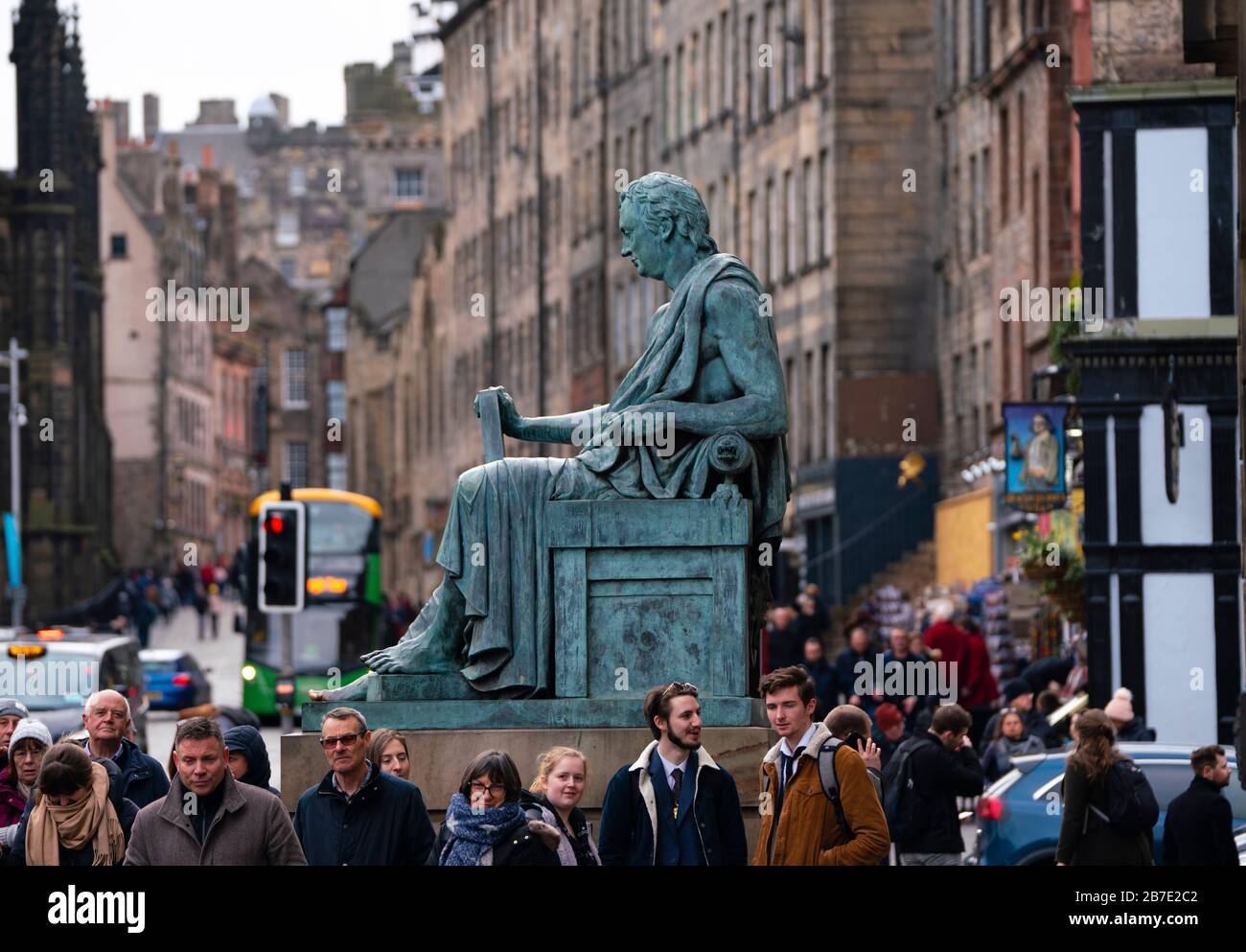 Hume statue hi-res stock photography and images - Alamy