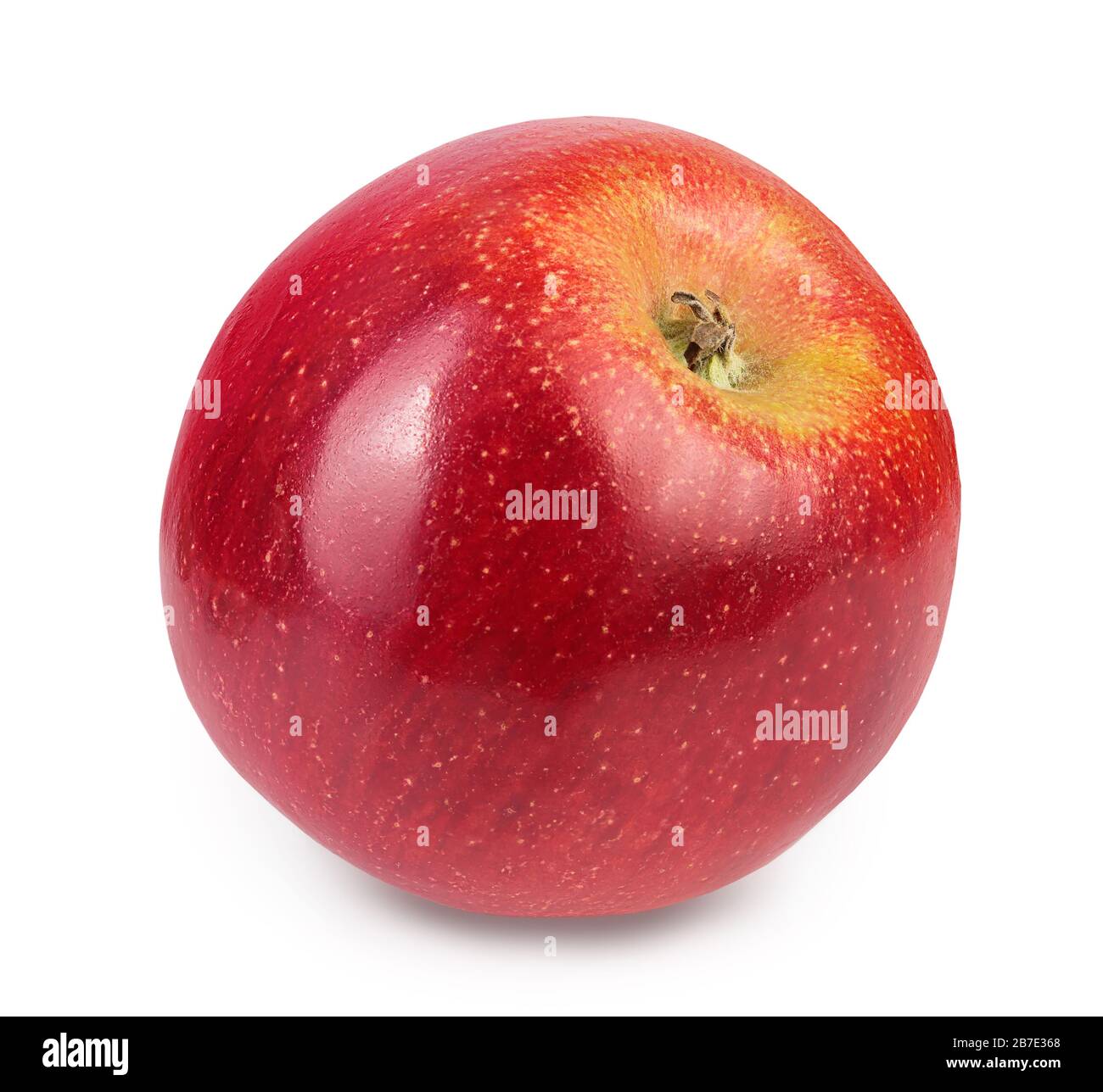 Red apple isolated on white background with clipping path and full ...