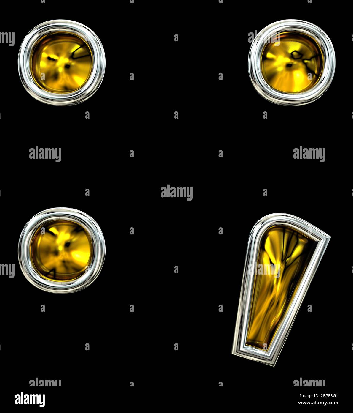 Colorful colon sign hi-res stock photography and images - Alamy