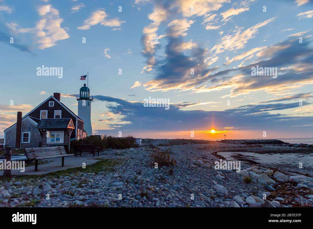 Scituate lighthouse hi-res stock photography and images - Alamy