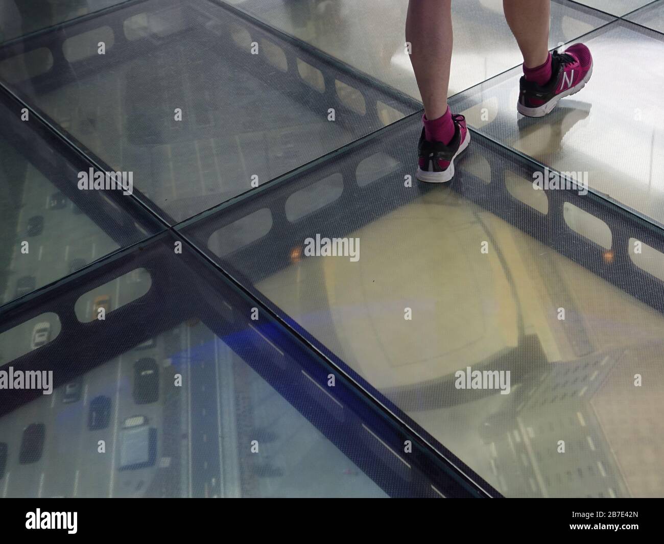 Glass see through floor hi-res stock photography and images - Alamy