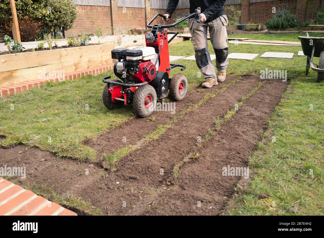 Turf cutter hi-res stock photography and images - Alamy