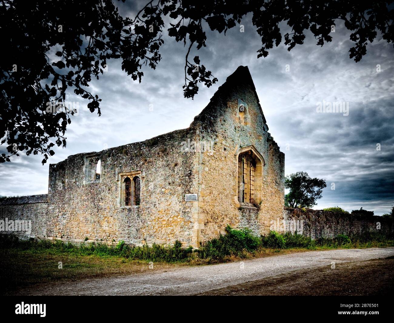 Godstow Abbey ruins near the River Thames at Oxford Stock Photo - Alamy