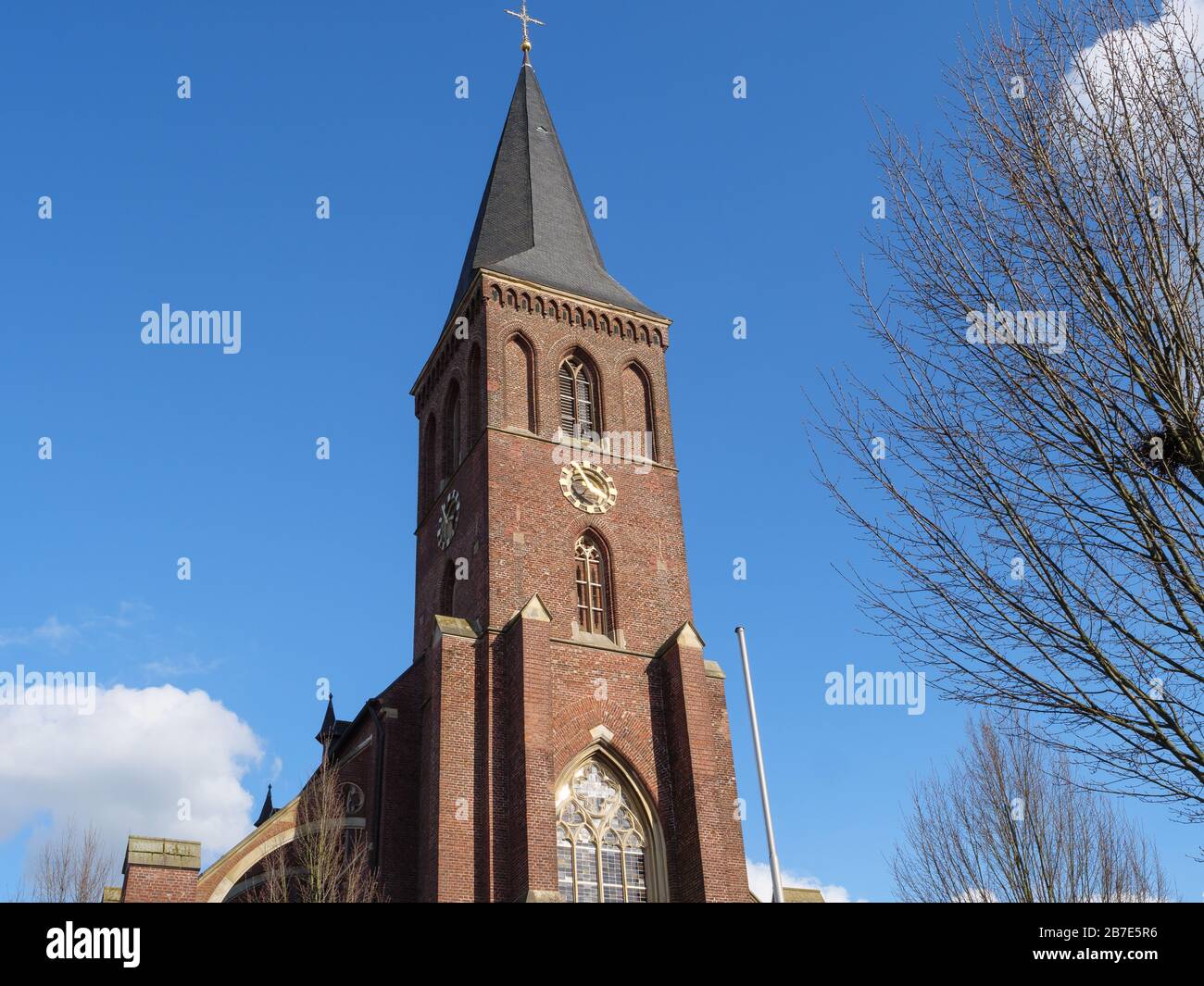 old church of velen Stock Photo - Alamy