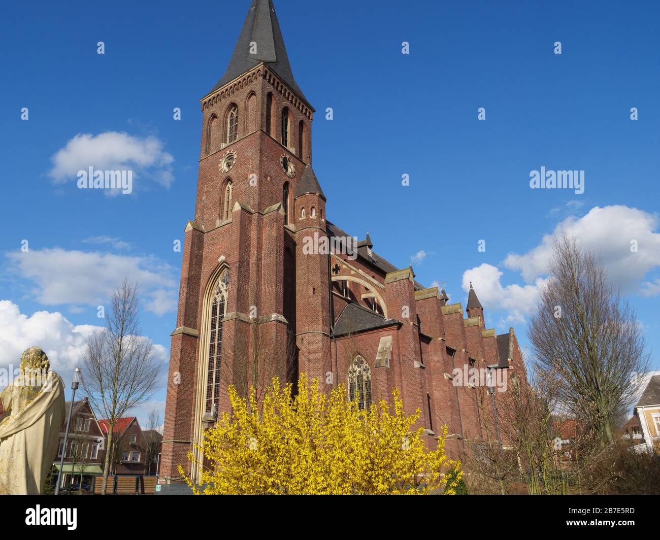 old church of velen Stock Photo - Alamy
