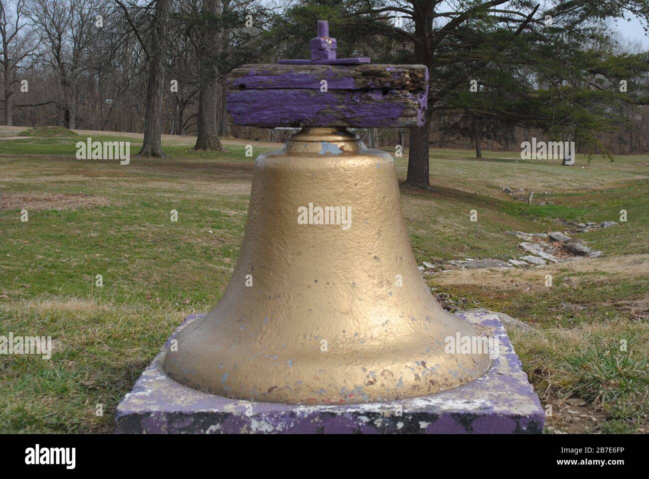 Classic iron public bell hi-res stock photography and images - Alamy