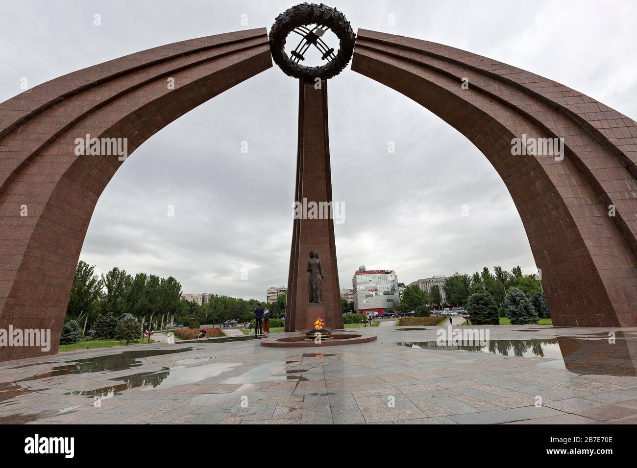 Monument of Victory in Bishkek, capital of Kyrgyzstan Stock Photo - Alamy