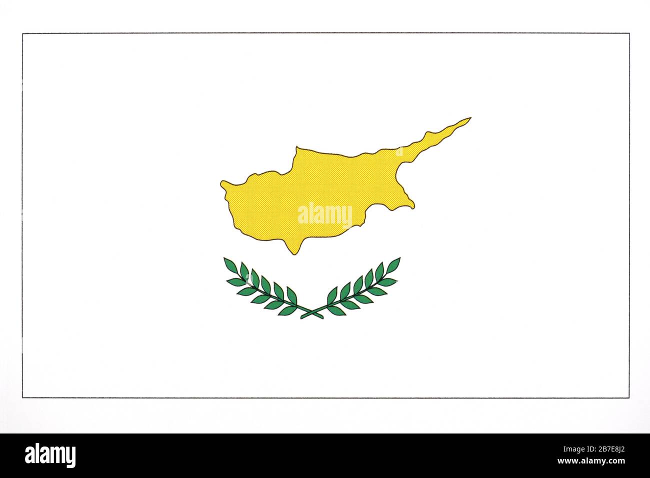 The flag of cyprus Cut Out Stock Images & Pictures - Alamy