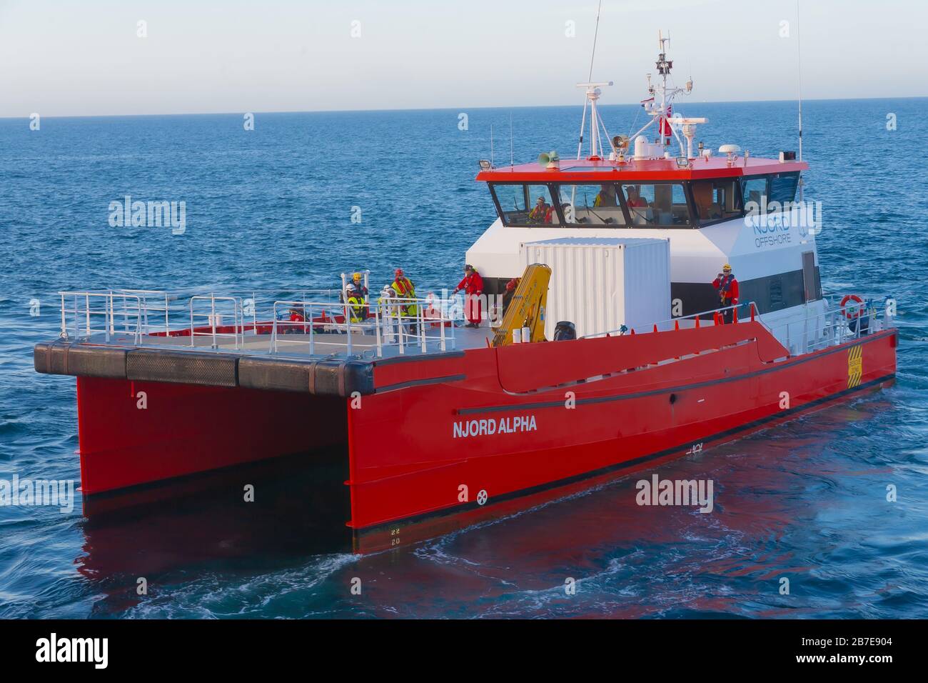 Crew transfer vessels hi-res stock photography and images - Alamy