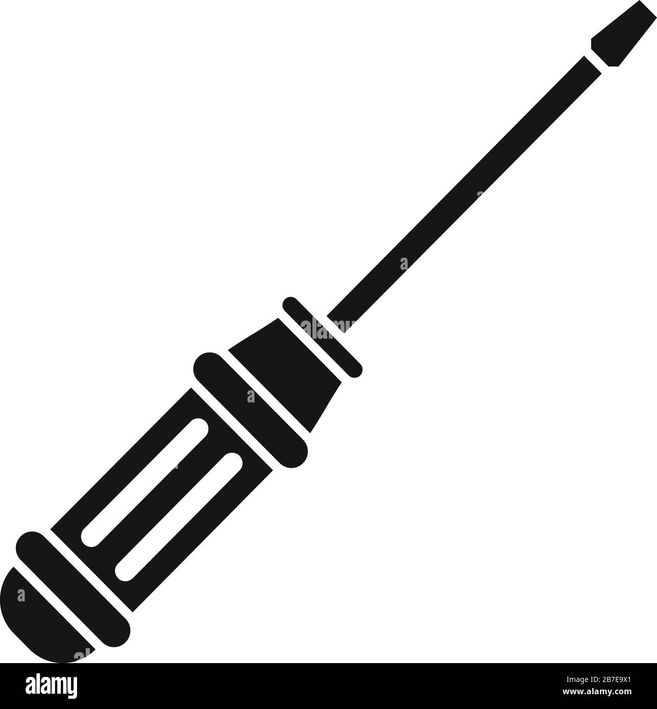 Phone repair screwdriver icon. Simple illustration of phone repair ...