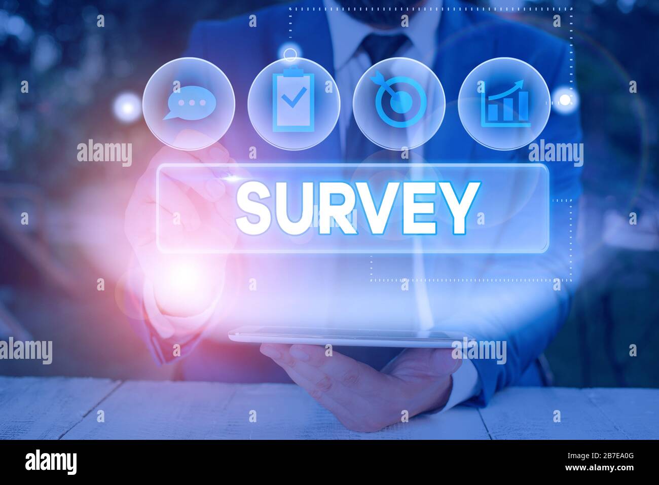 Word writing text Survey. Business photo showcasing research method ...