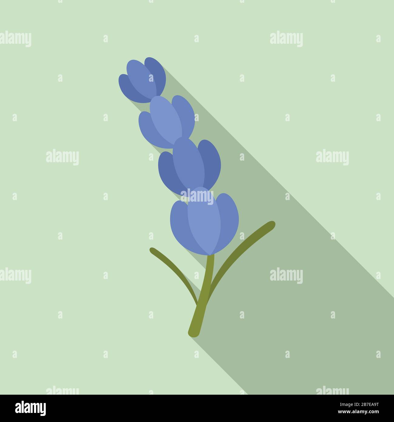 Lavender icon. Flat illustration of lavender vector icon for web design ...
