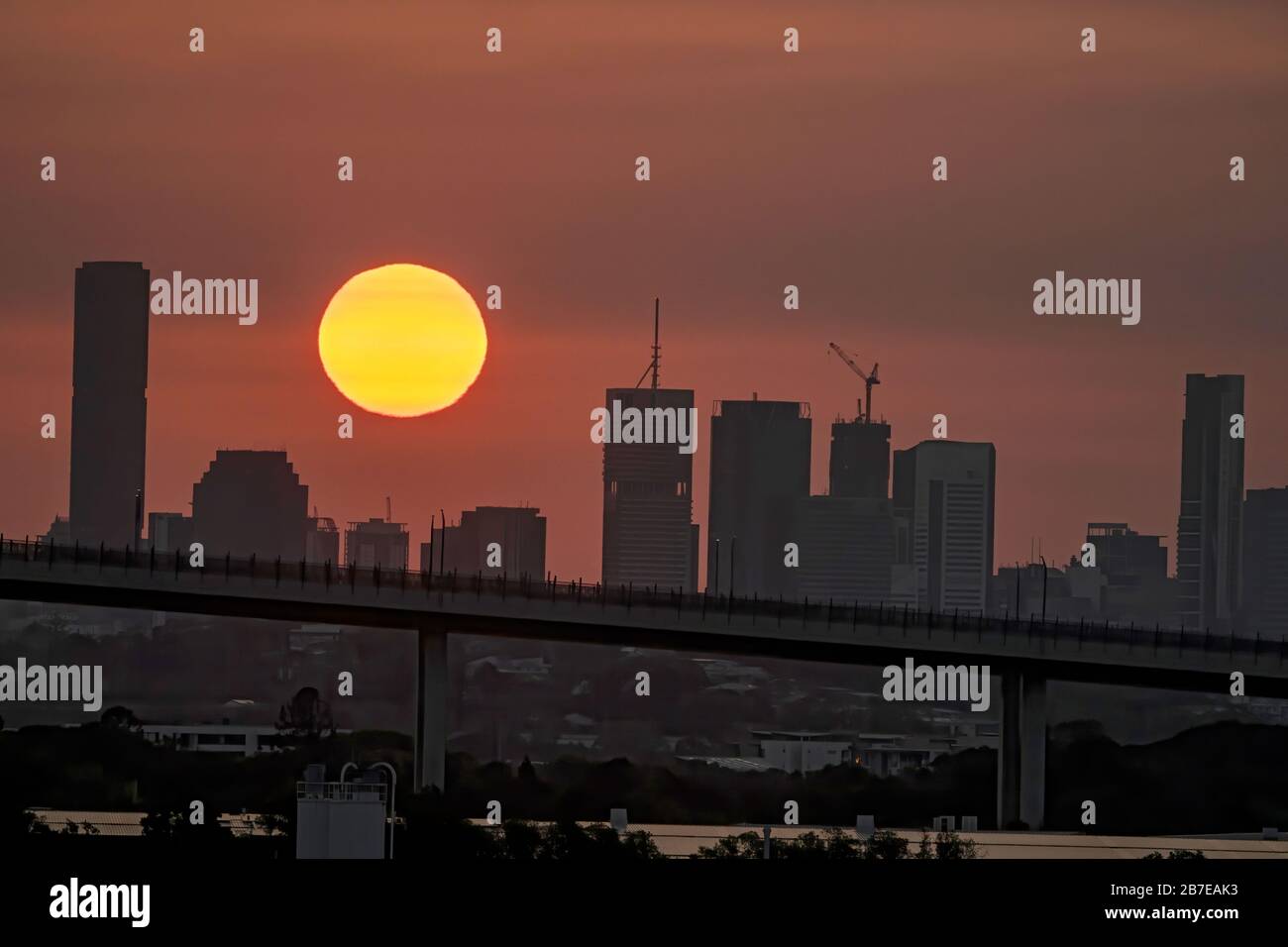 Brisbane city town village hi-res stock photography and images - Alamy