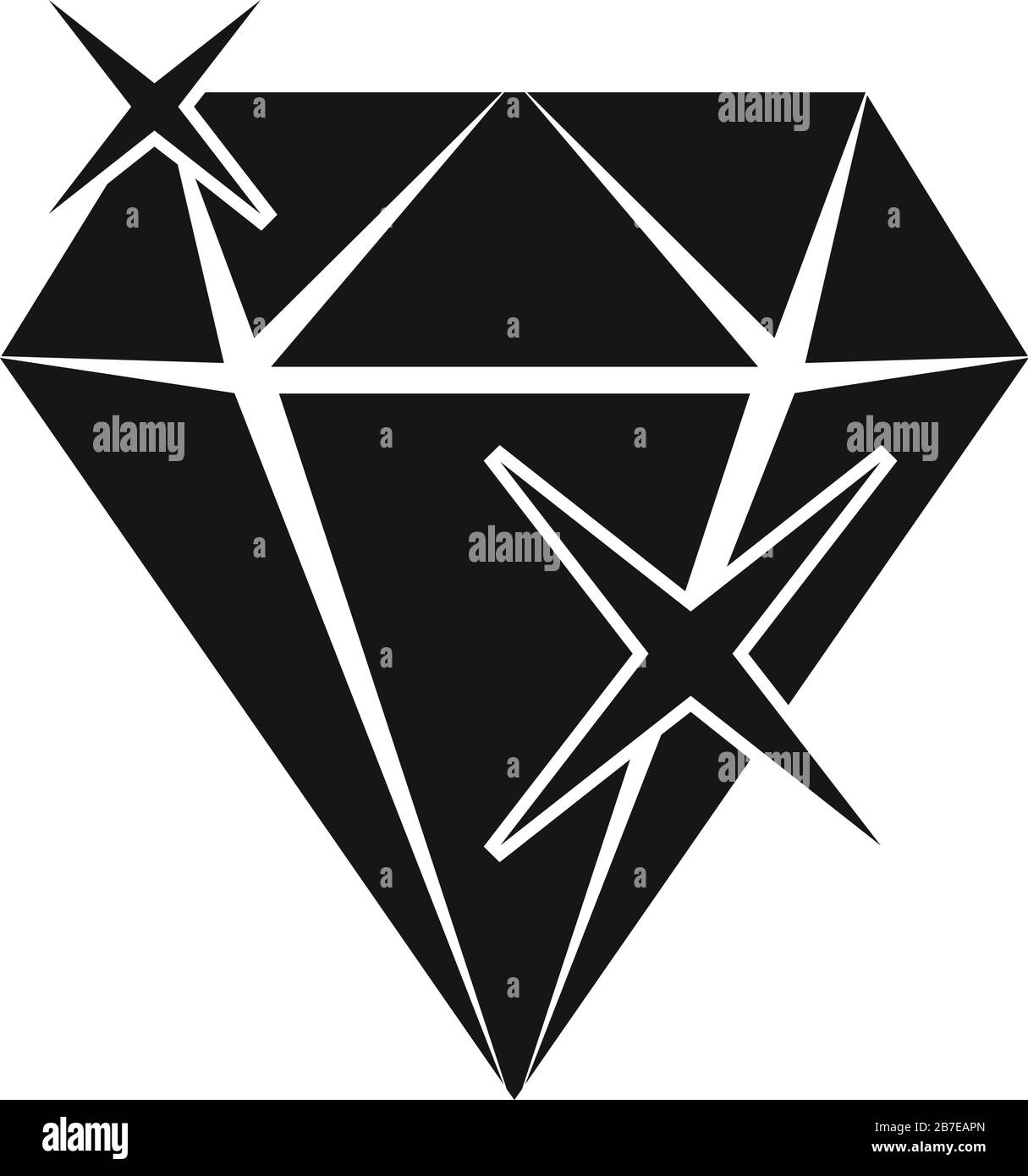 Diamond Sparkle Vector