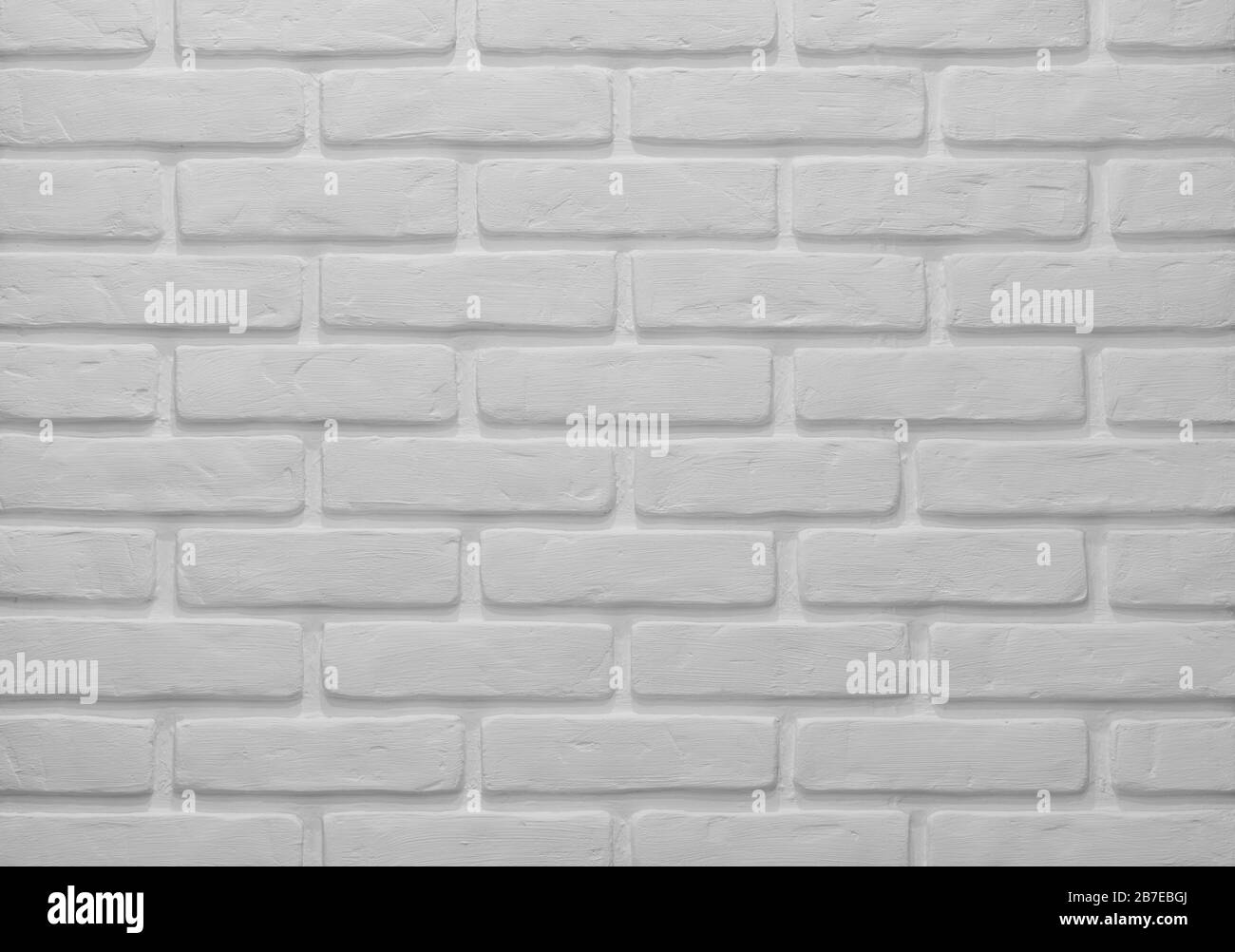 Texture - brick wall painted with white matte paint Stock Photo - Alamy