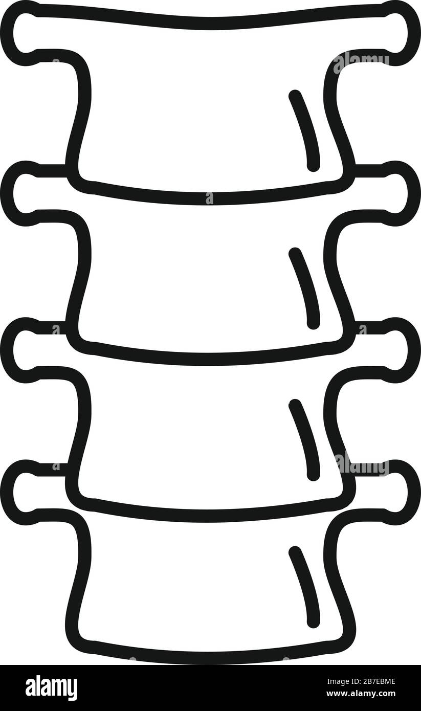 Spine Vector Black And White