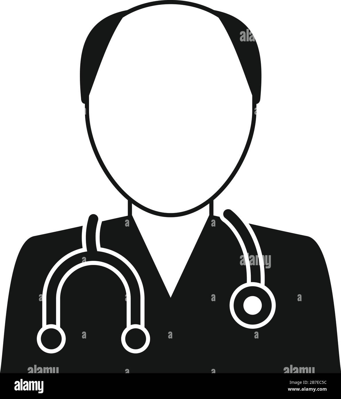 Podiatrist doctor icon. Simple illustration of podiatrist doctor vector ...