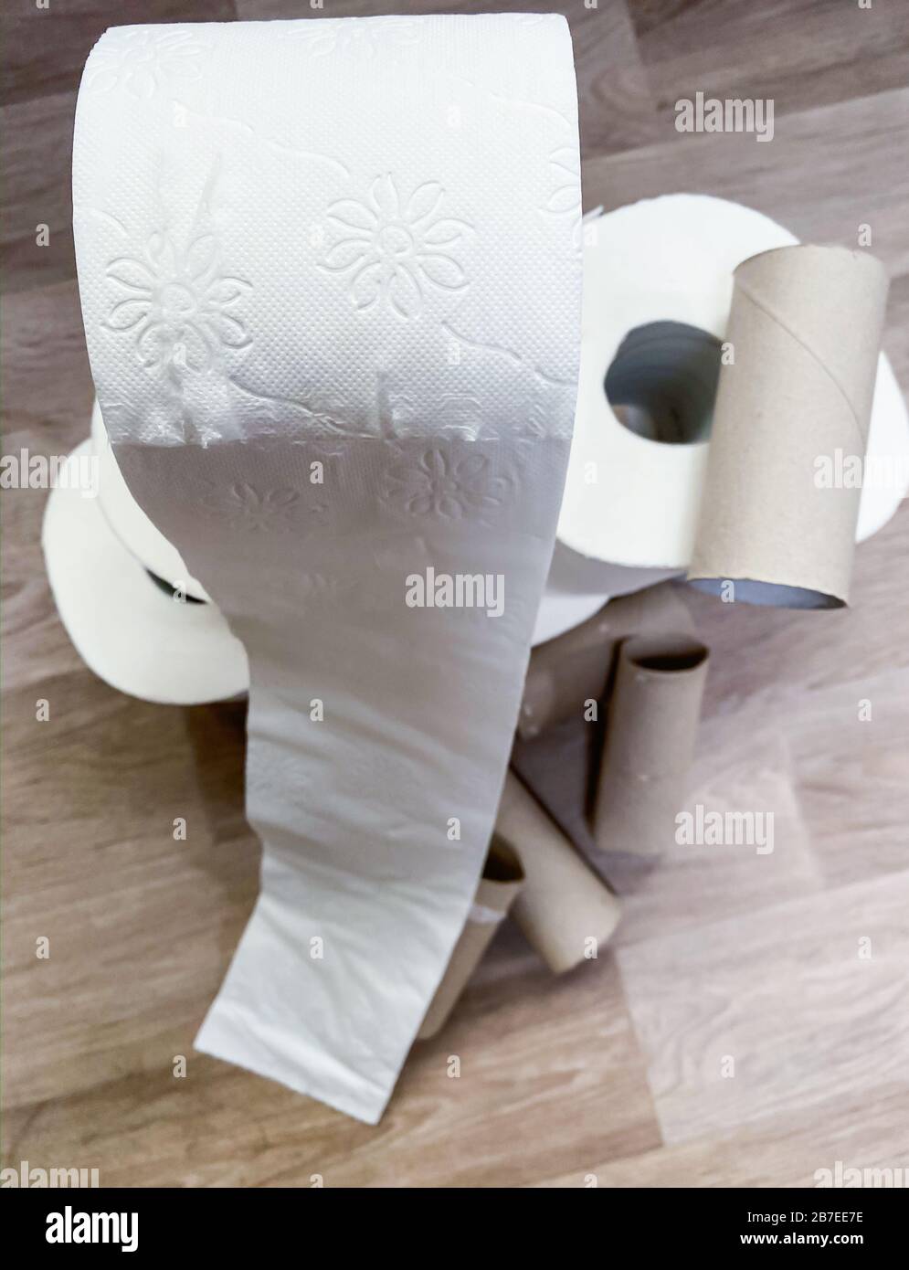 Stack of toilet rolls hi-res stock photography and images - Alamy