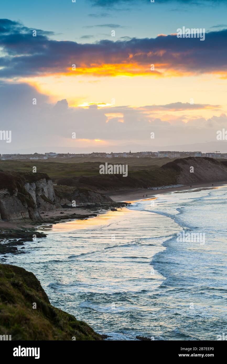 White Rocks Beach, Portrush Stock Photo - Alamy
