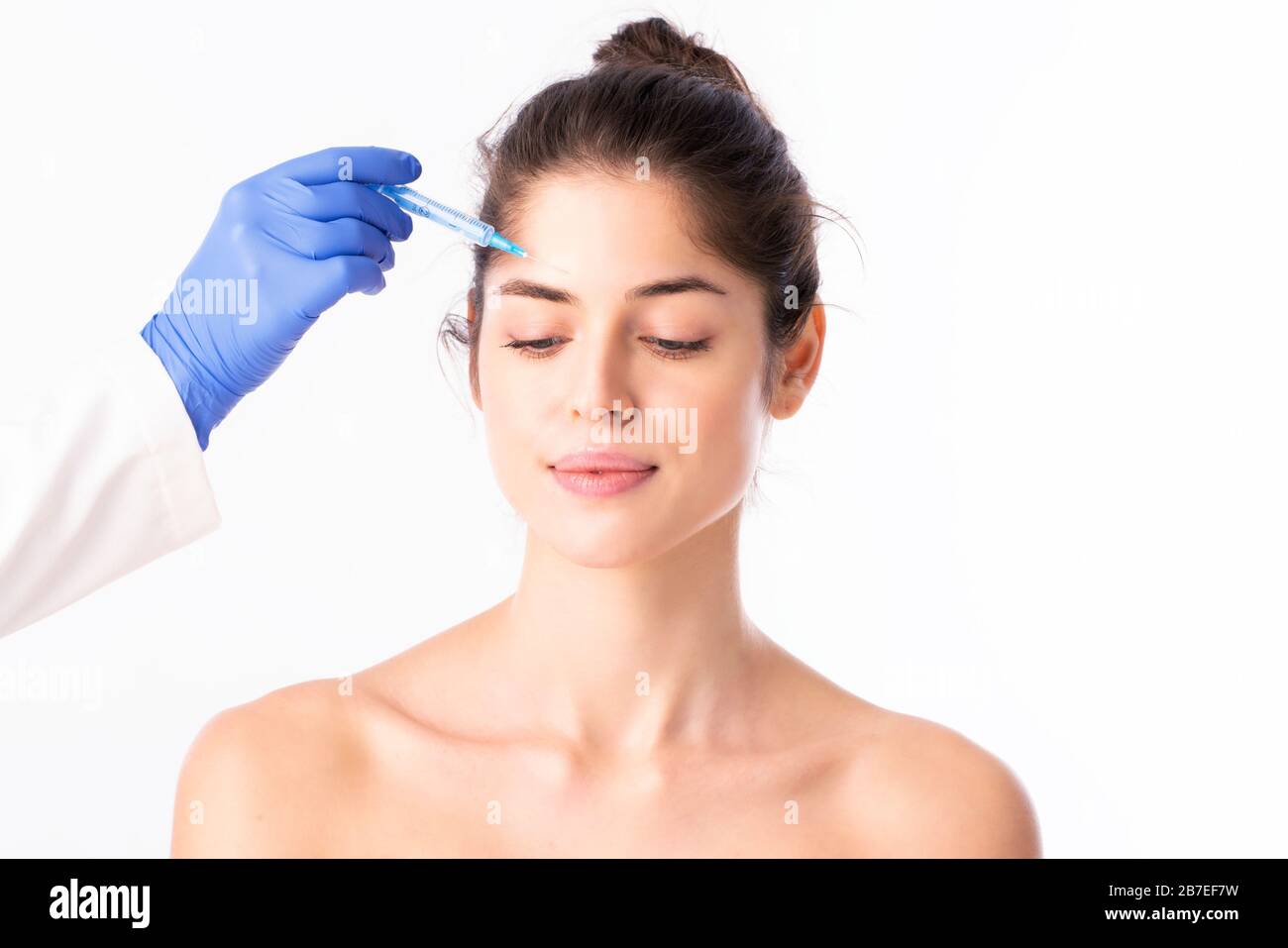 Plastic surgery cosmetic botox injection hi-res stock photography and ...