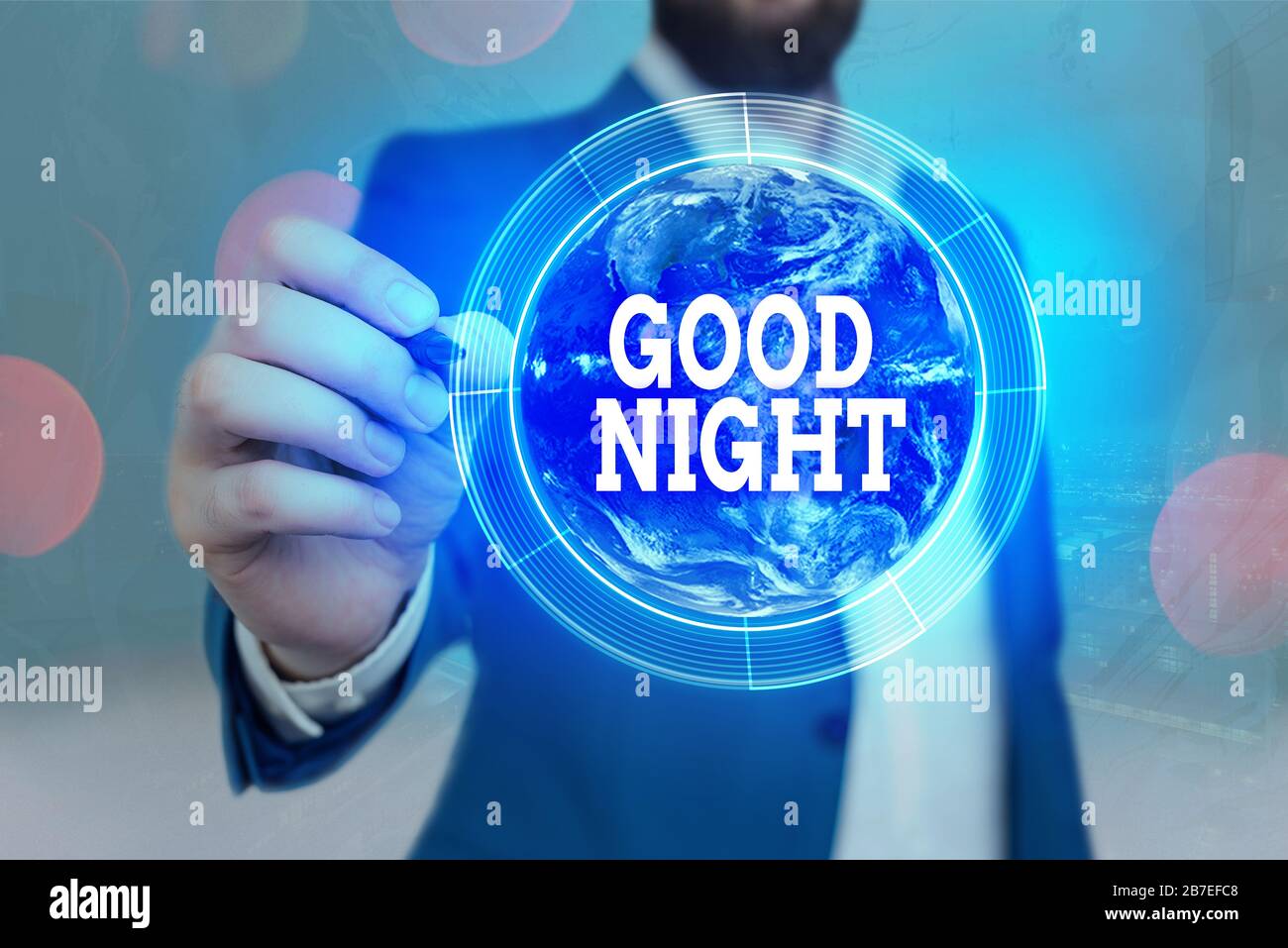 Handwriting text Good Night. Conceptual photo expressing good wishes on ...