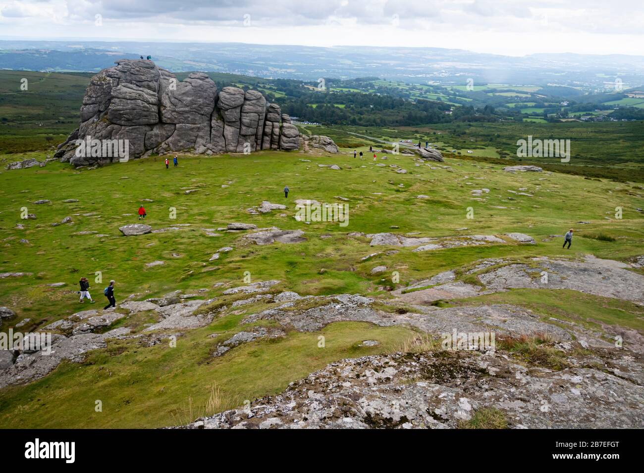 Haytor Rocks, Dartmoor National Park, Devon, England Stock Photo - Alamy