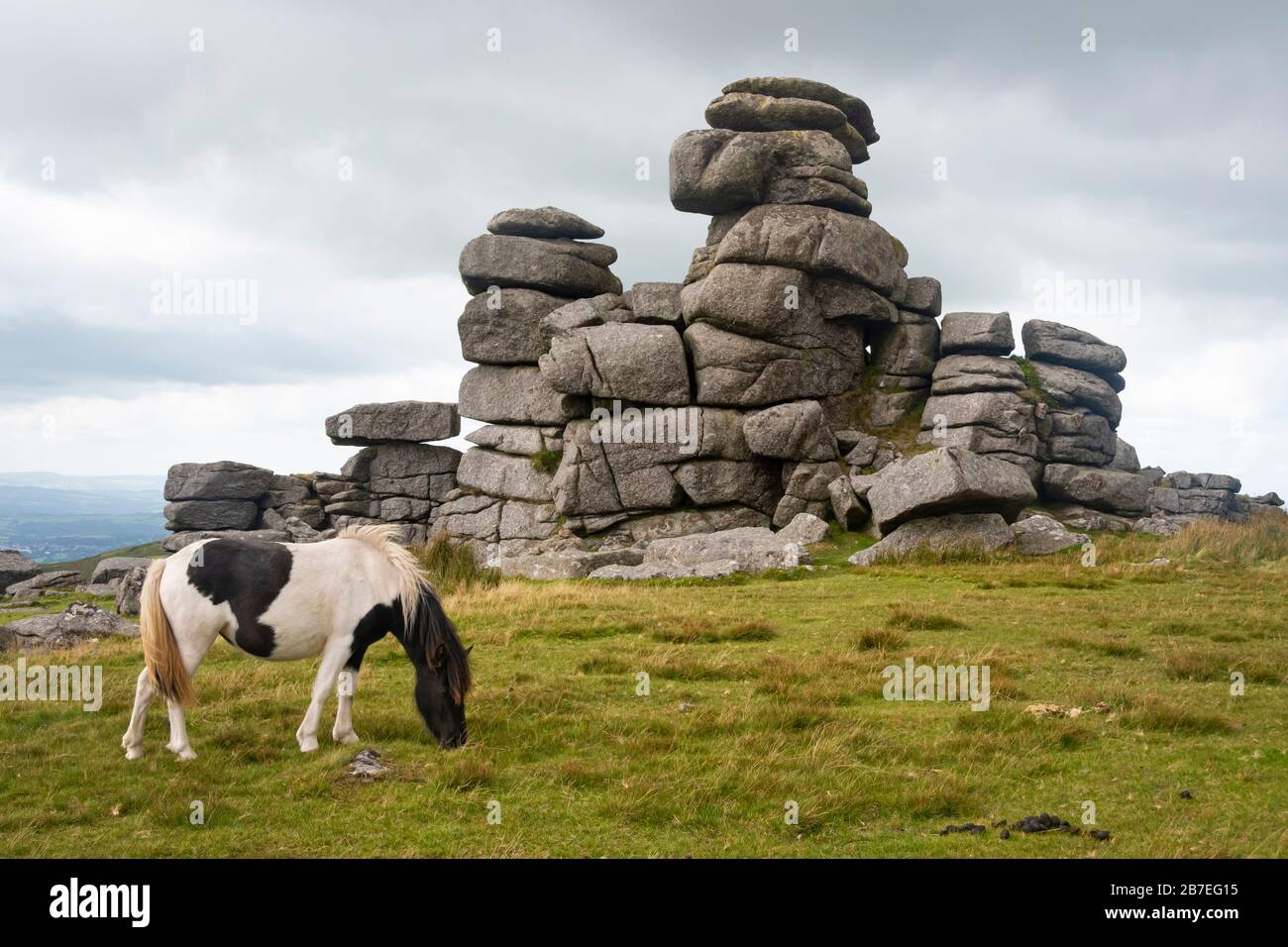 Great Staple Tor, Dartmoor National Park, Devon, England Stock Photo ...