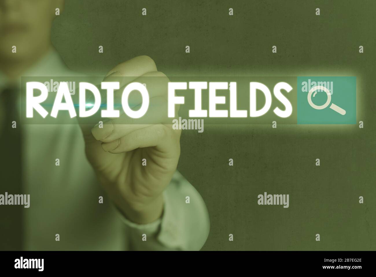 Conceptual hand writing showing Radio Fields. Concept meaning ...