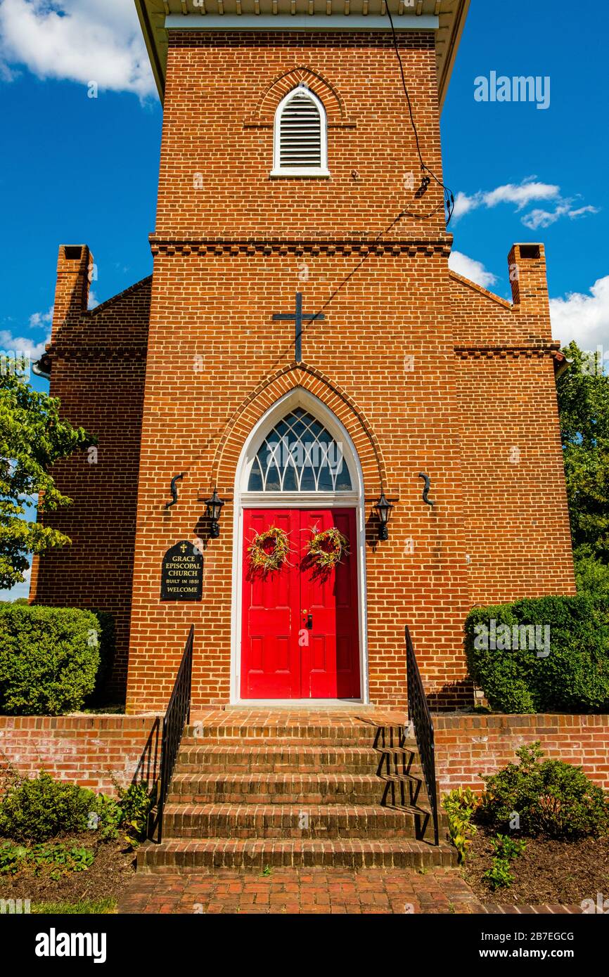 Grace Episcopal Church, 112 East Street, Middleway, West Virginia Stock ...