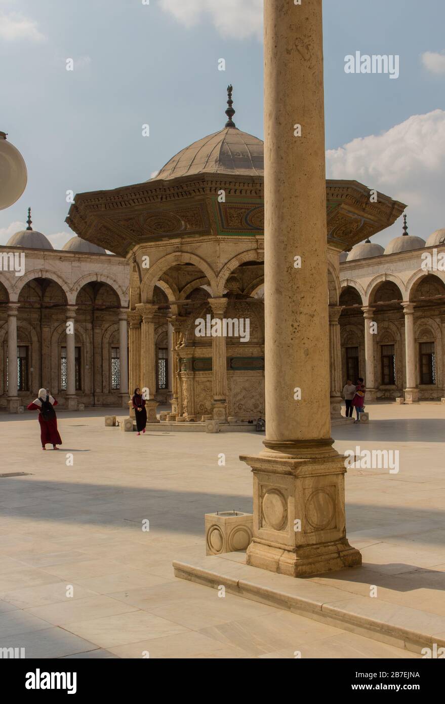 On the summit of the citadel, this Ottoman mosque, the largest to be ...