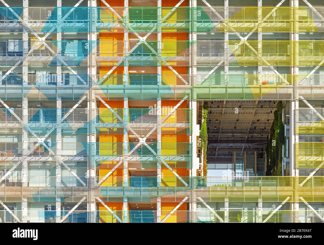 Modern architecture with vertical garden, Quito, Ecuador Stock Photo ...