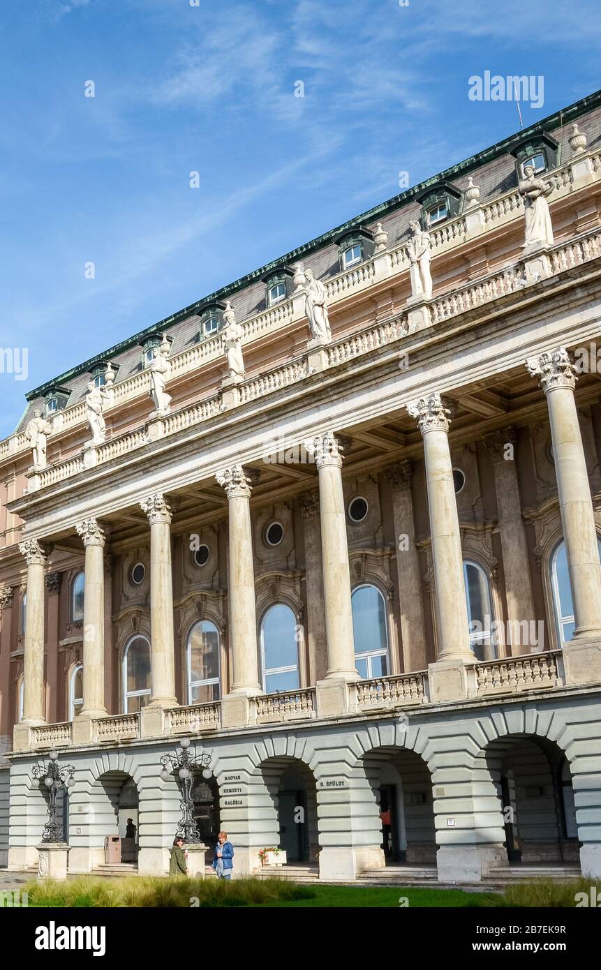Budapest, Hungary - Nov 6, 2019: Vertical photo of the building in the ...