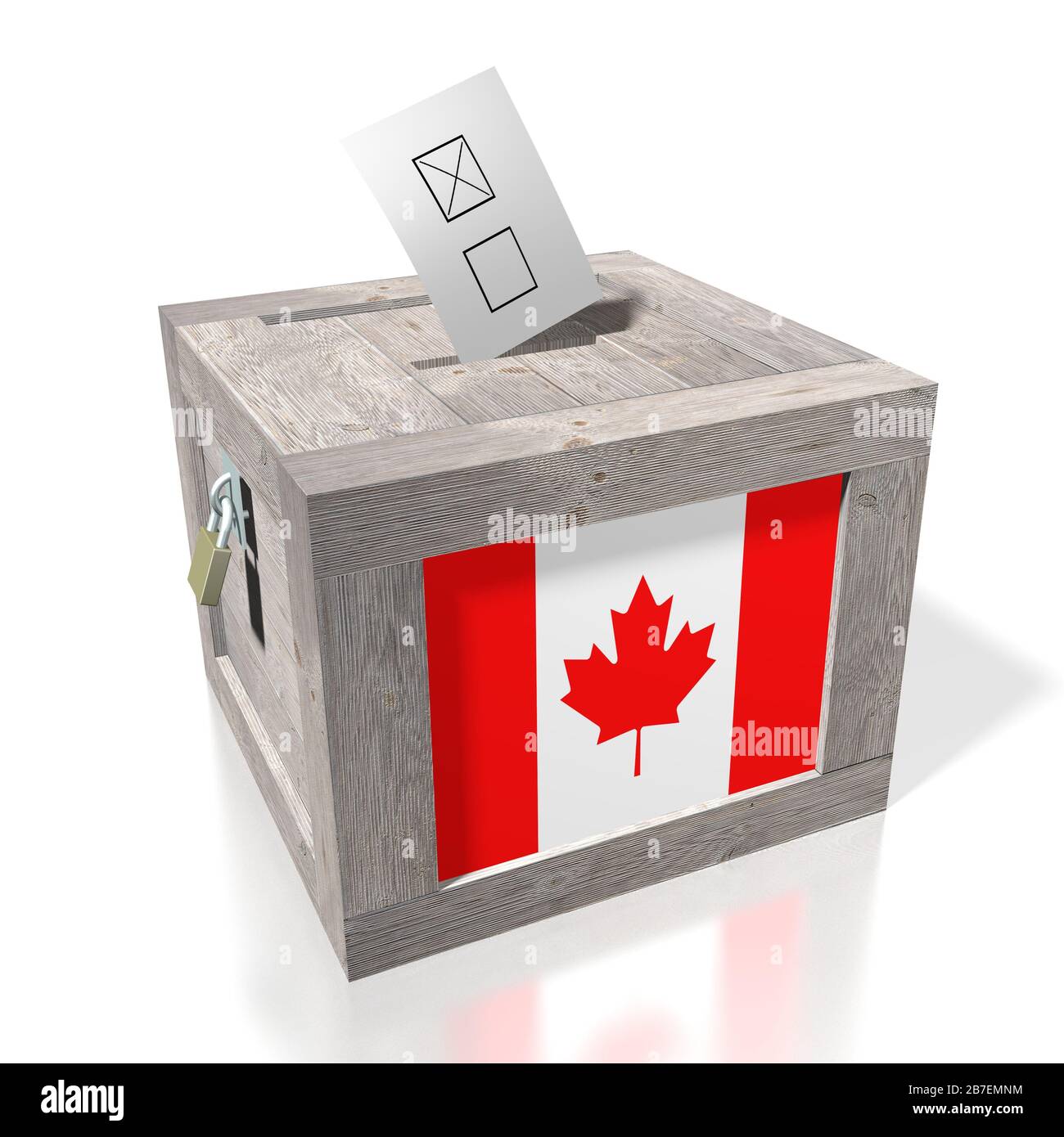 Canada election ballot box hi-res stock photography and images - Alamy