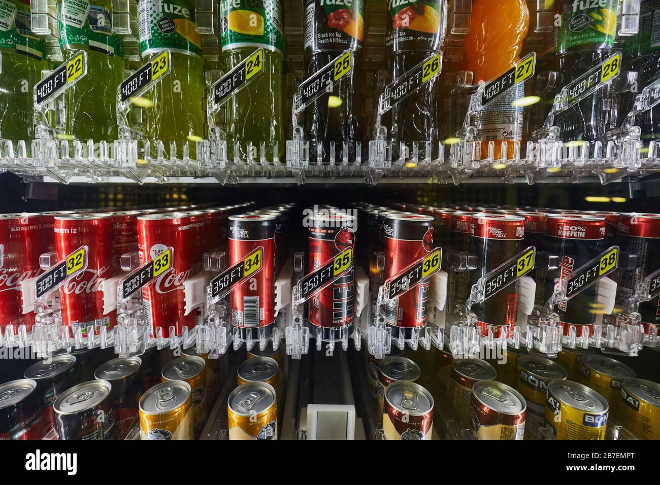 Snacks Vending Machine Stock Photo - Alamy