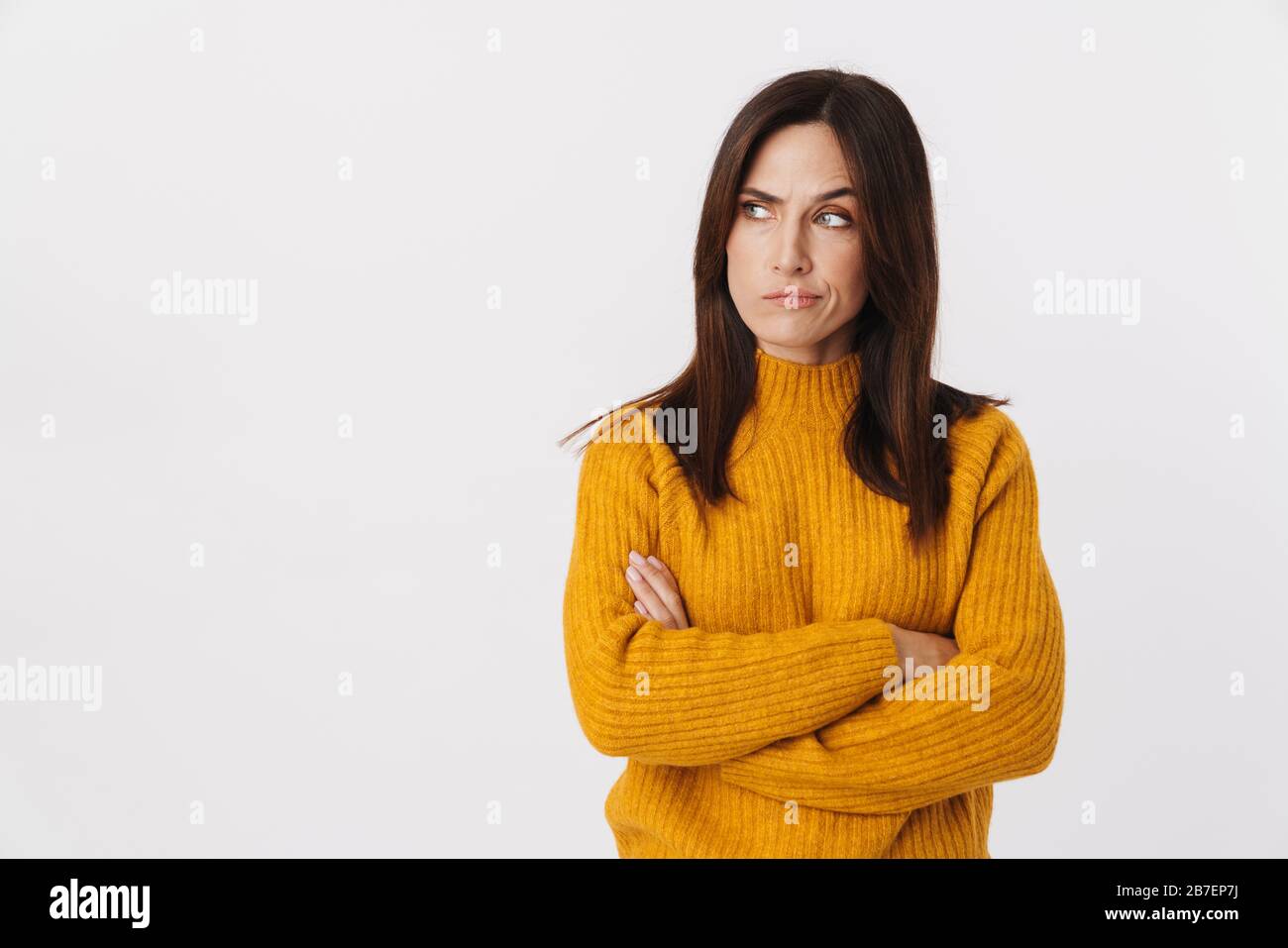 Photo sad irritated woman hi-res stock photography and images - Alamy