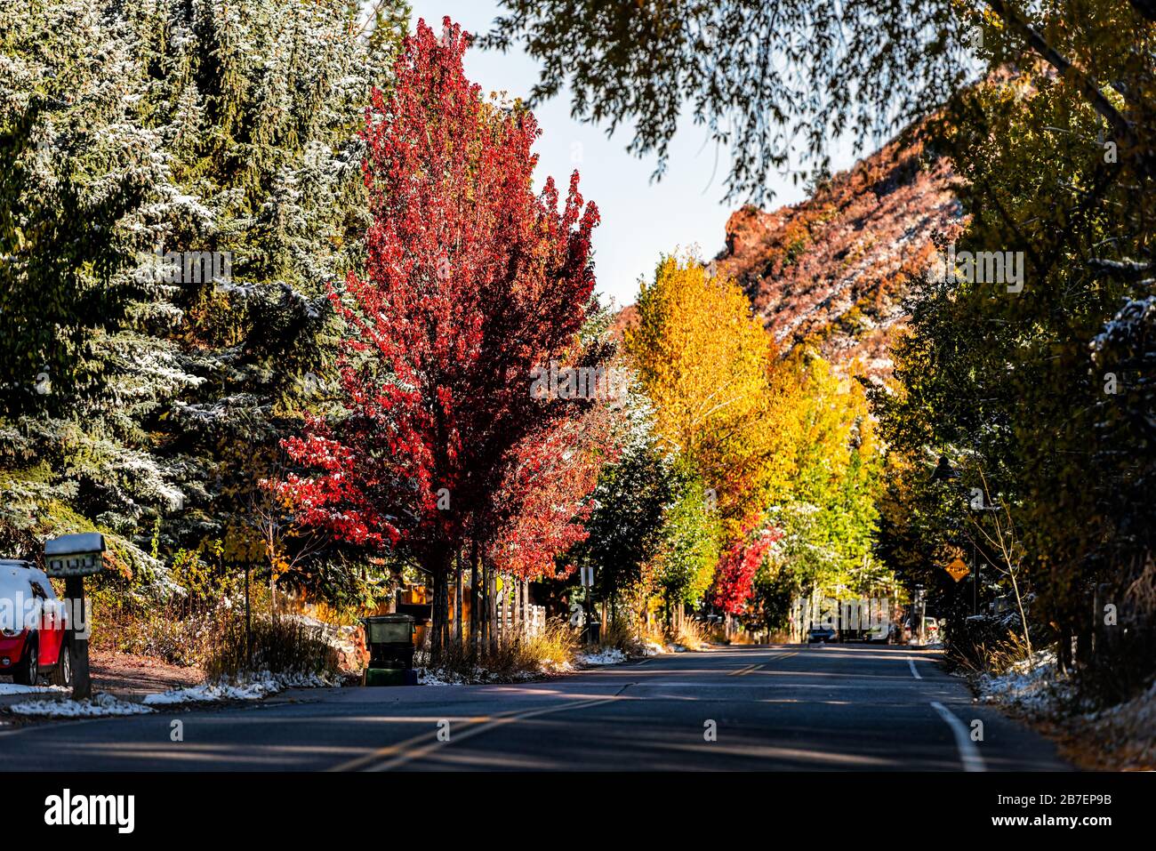 Aspen pitkin colorado downtown hi-res stock photography and images - Alamy