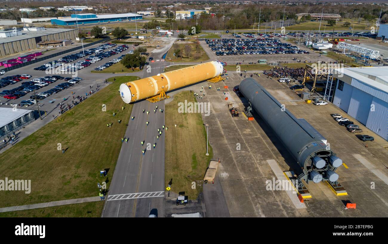 USA New Orleans - 08 Jan 2020 - NASA’s Space Launch System rocket from ...