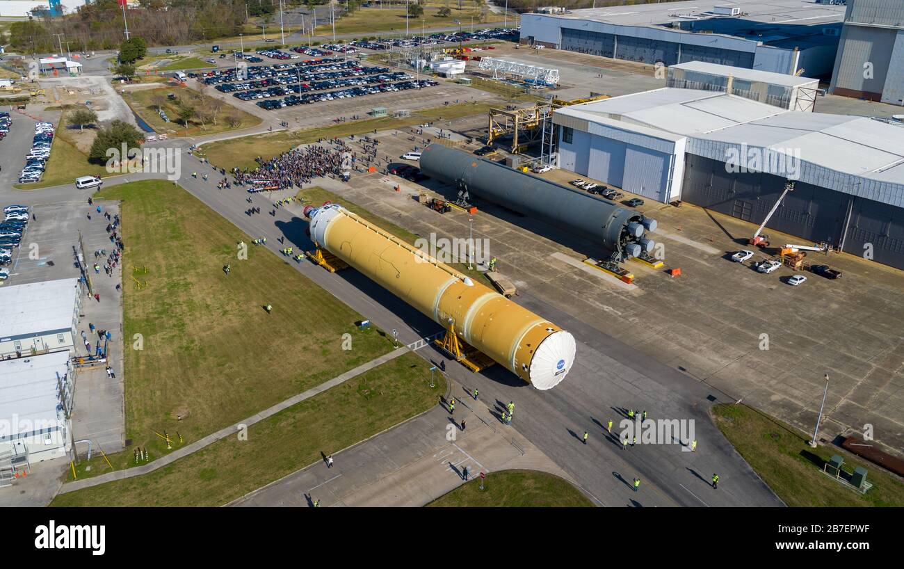 USA New Orleans - 08 Jan 2020 - NASA’s Space Launch System rocket from ...