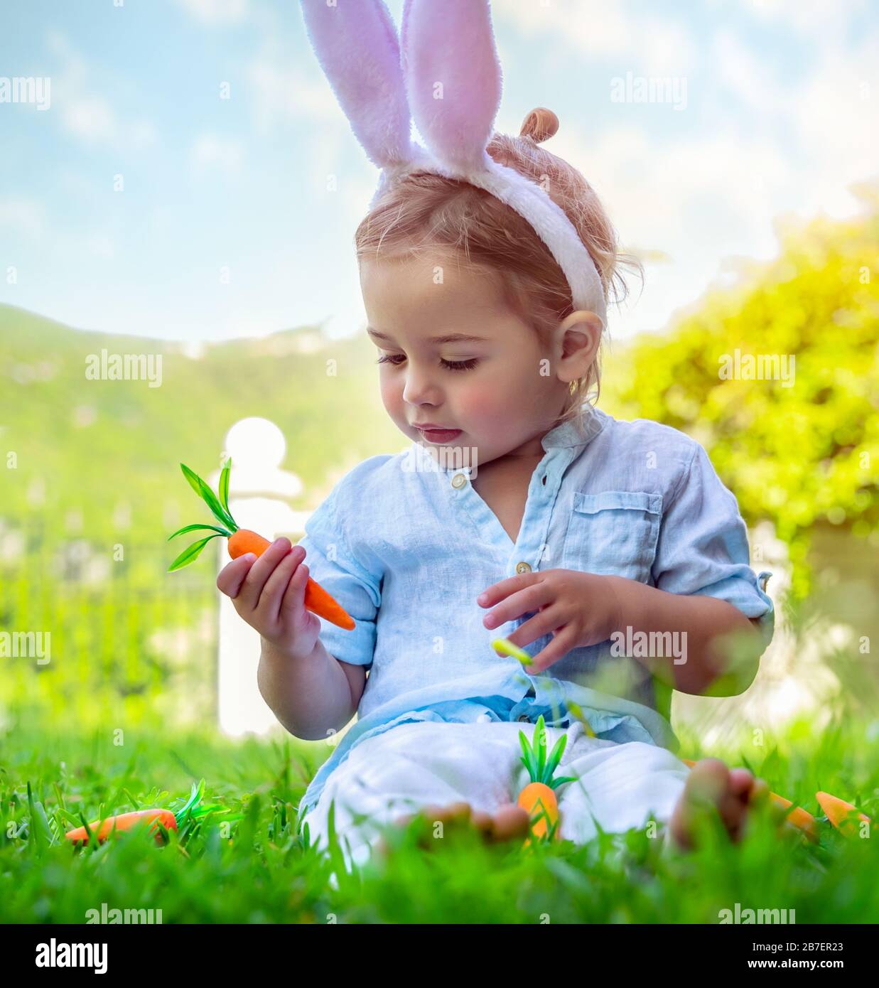 Easter Rabbit Boy High Resolution Stock Photography and Images - Alamy