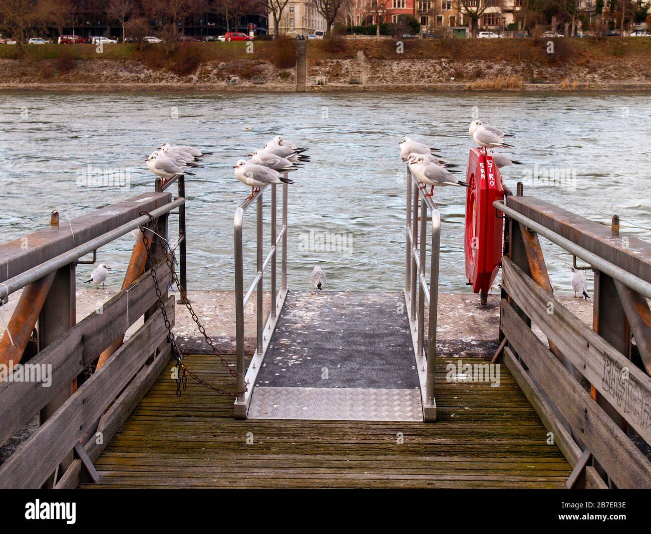 River dock basel hi-res stock photography and images - Alamy